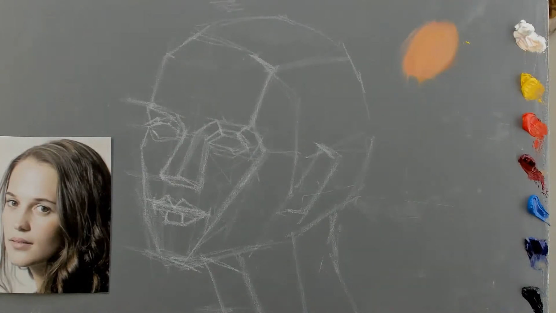 The planes of the face - Renso Art