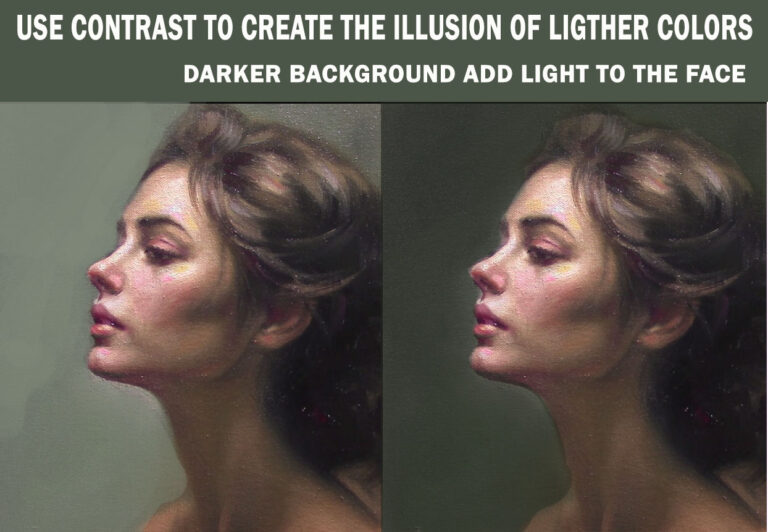 How to Lighten and Darken Colors using Colors and Contrast - Renso Art