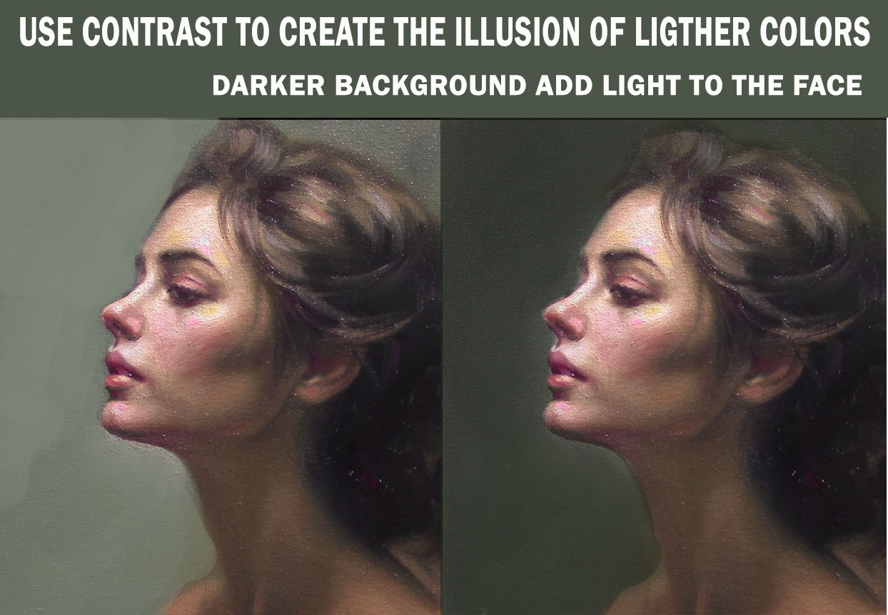 How to Lighten and Darken Colors using Colors and Contrast - Renso Art