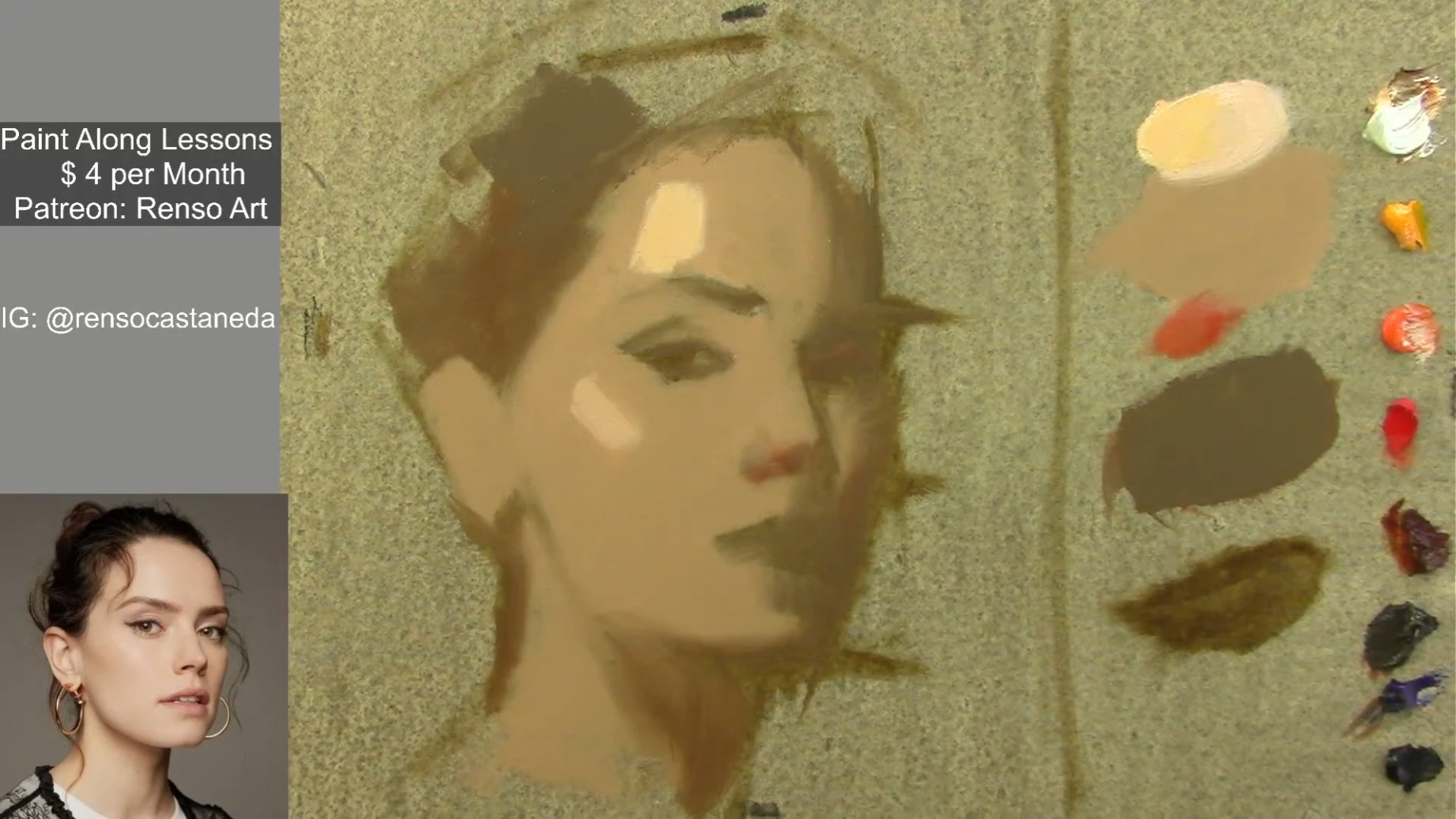Step-by-Step Portrait Painting Tutorial: Techniques, Tips & Viewer Q&A ...