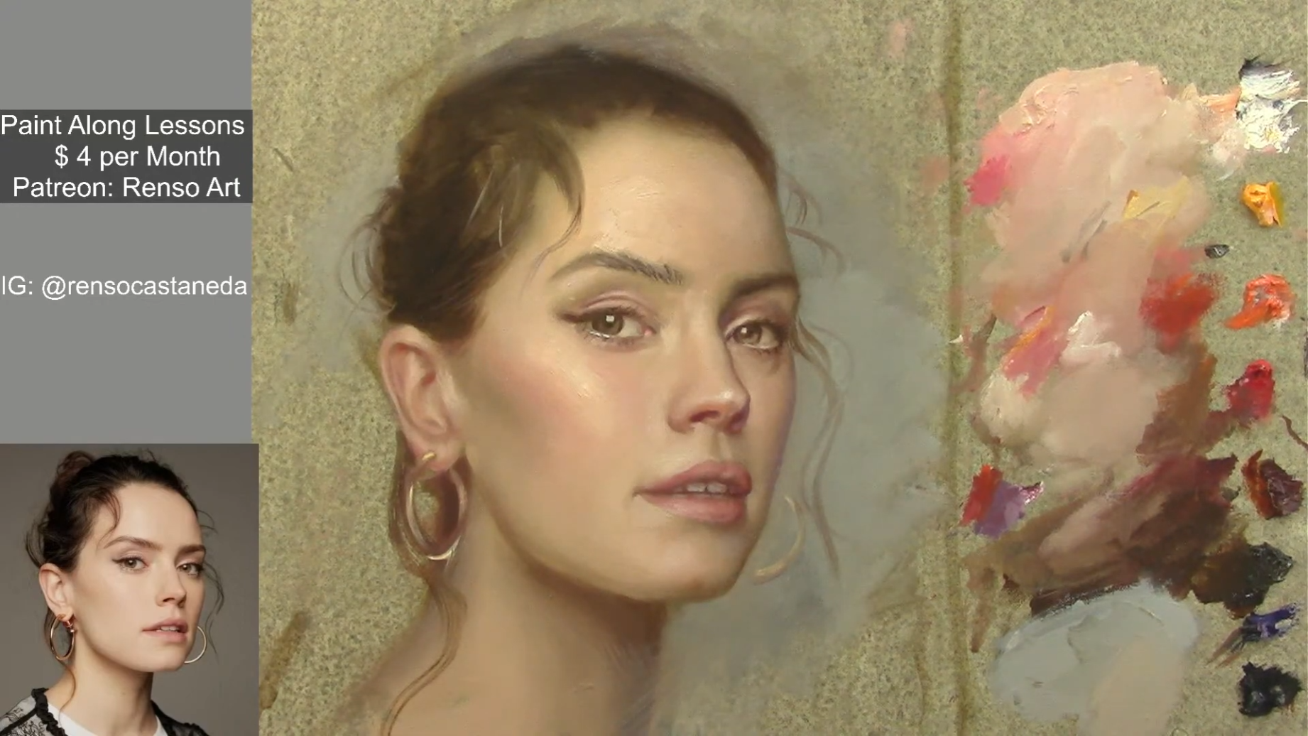 Step-by-Step Portrait Painting Tutorial: Techniques, Tips & Viewer Q&A ...