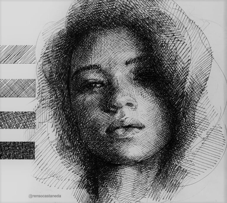 Hatching and Cross-Hatching with Ink: A Guide for Artists - Renso Art