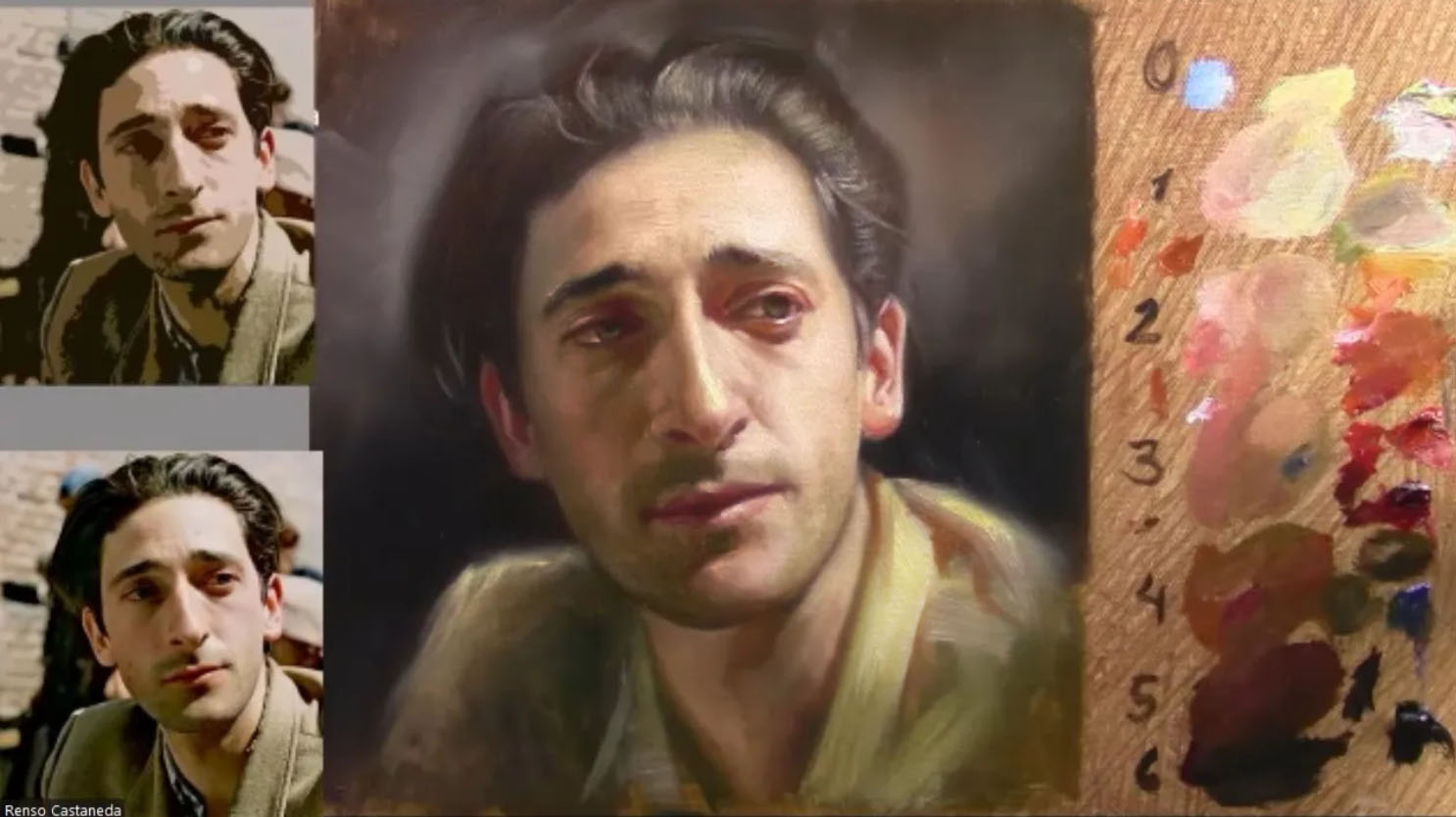 Planes of the Face in Different Lighting Setups - Renso Art