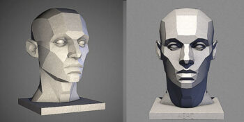 Planes of the Face in Different Lighting Setups - Renso Art