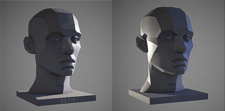 Planes of the Face in Different Lighting Setups - Renso Art